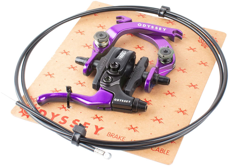 Odyssey EVO 2.5 U-Brake and Lever Kit - Anodized Purple – Ride Bicycles