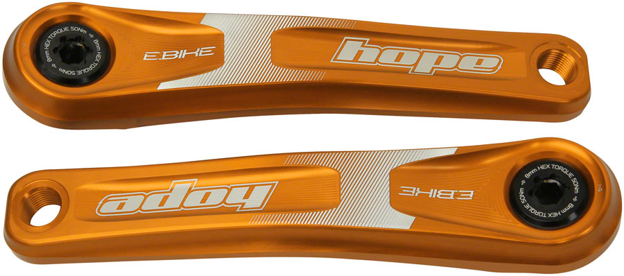 Hope Ebike Crank Arm Set - 165mm ISIS Standard Offset Orange – Ride ...