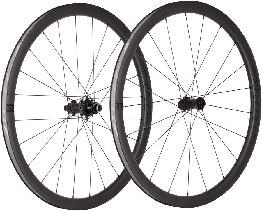 Vision Metron 37 TL Wheelset Tubeless 700c 21/24H Spoke Count Disc Bra ...
