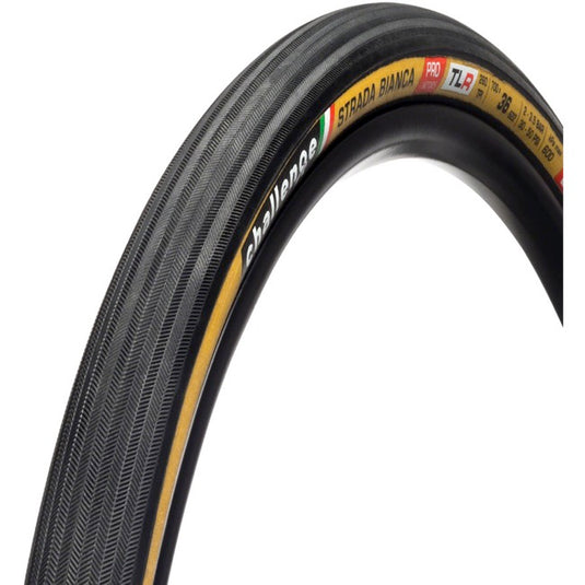 Challenge Tire Strada Bianca Pro TLR Tire 700 x 36 Black/Tan – Ride ...