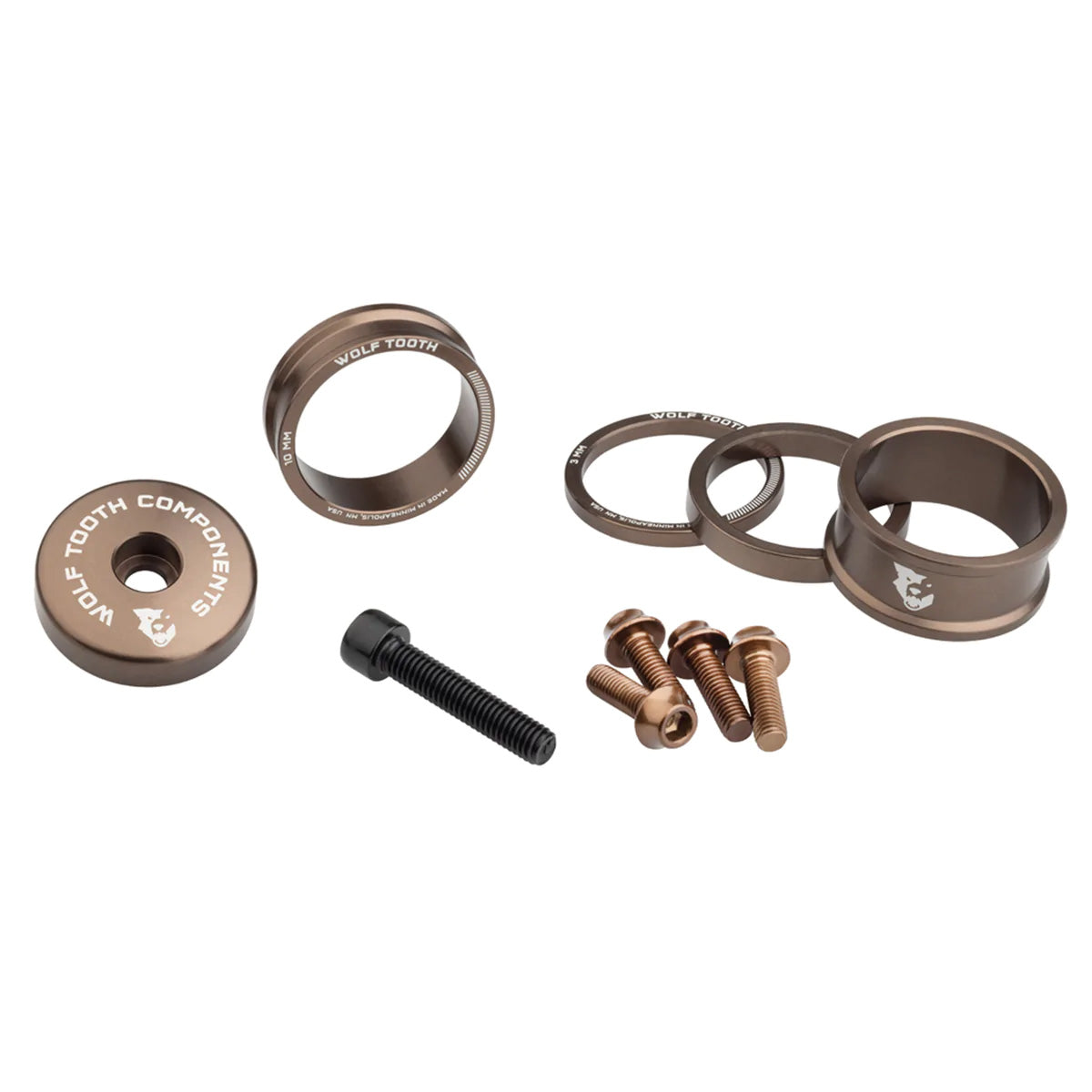 Wolf Tooth Components Anodized Bling Kit - Espresso – Ride Bicycles